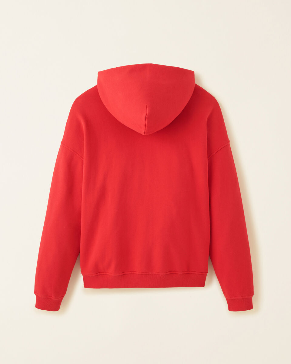 Beaver Canoe Relaxed Hoodie | Red – Tamakwa Tuck Shop